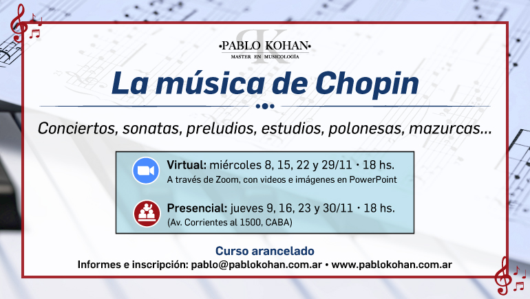 La música de Chopin